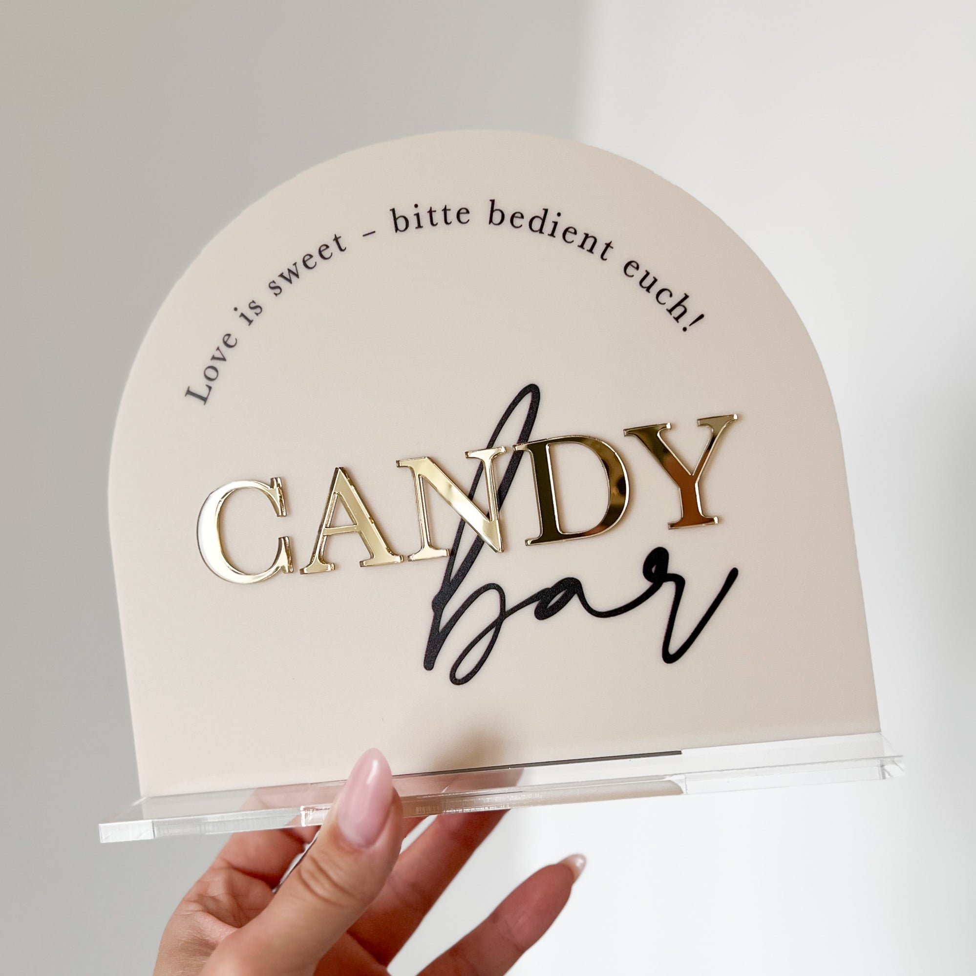 Tischaufsteller für Hochzeit | Gästebuch-Schild | Candybar-Schild | Bar ...